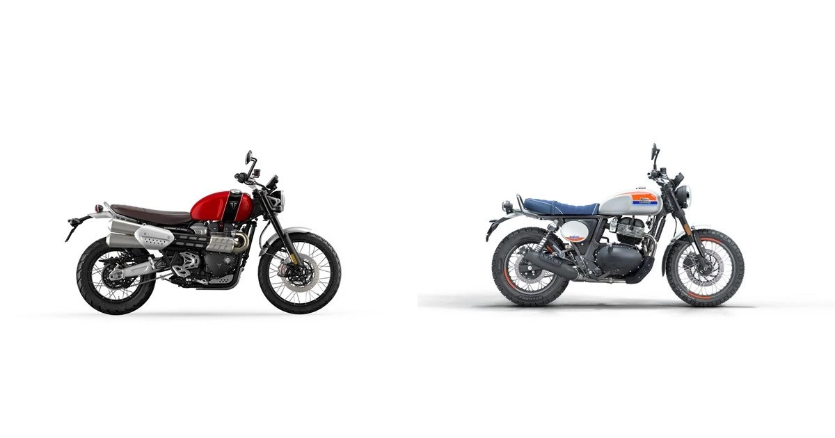 Triumph Scrambler 1200 XC 2023 vs Royal Enfield Bear 650 2025