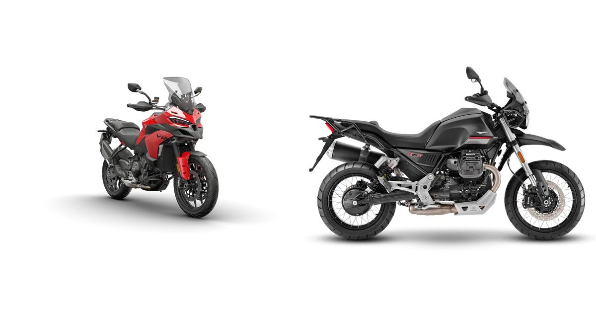 Ducati Multistrada V2 2025 vs Moto Guzzi V85 TT 2024