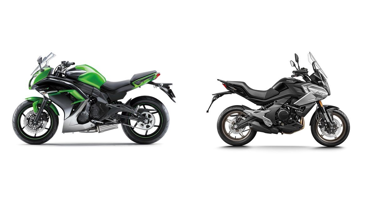 Kawasaki ER-6f 2016 vs CFMOTO 700MT 2024