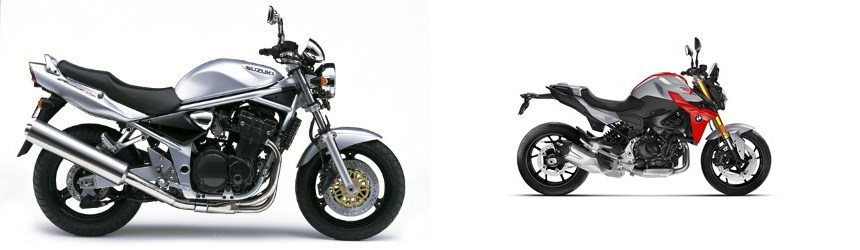 Motorrad Vergleich Suzuki Bandit 1200 2005 vs. BMW F 900 R 2021