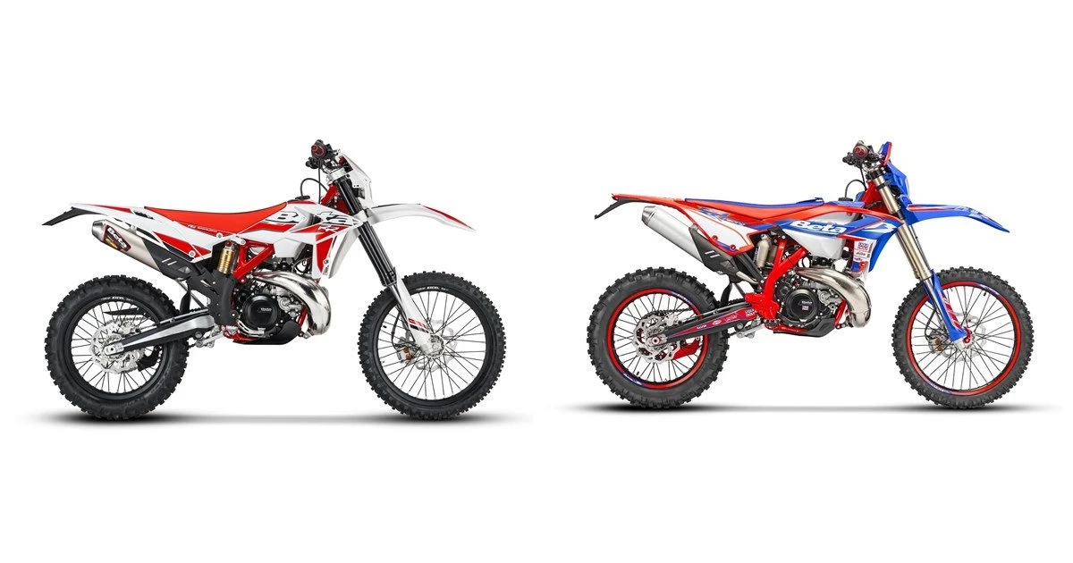 Motorrad Vergleich Beta RR 300 2T 2018 vs. Beta RR Racing 2T 300 2024