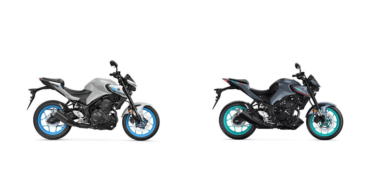 Motorrad Vergleich Yamaha MT-03 2025 vs. Yamaha MT-03 2022