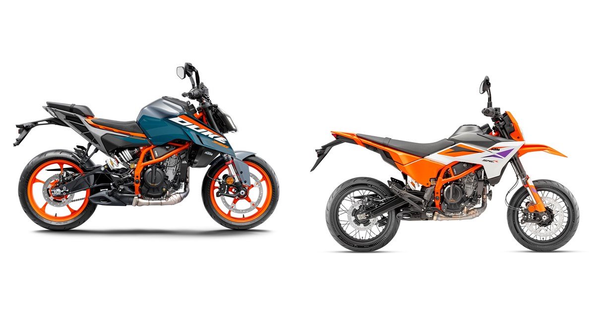 KTM 390 Duke 2024 vs KTM 390 SMC R 2025
