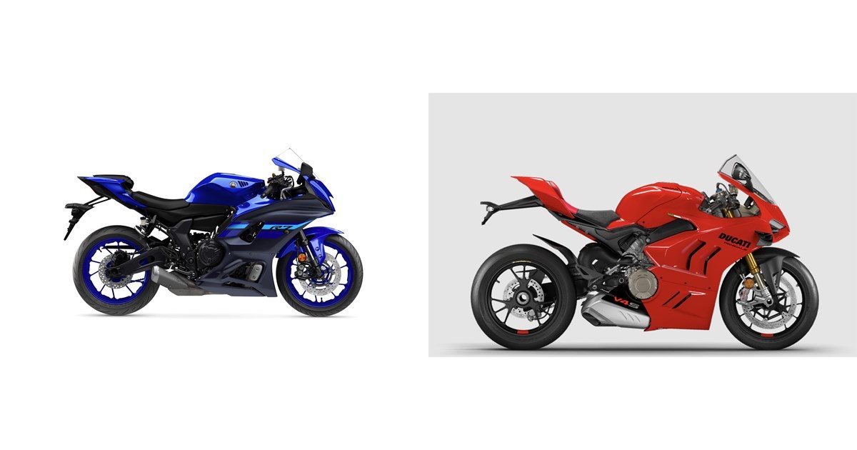 Yamaha R7 2024 vs Ducati Panigale V4 S 2024