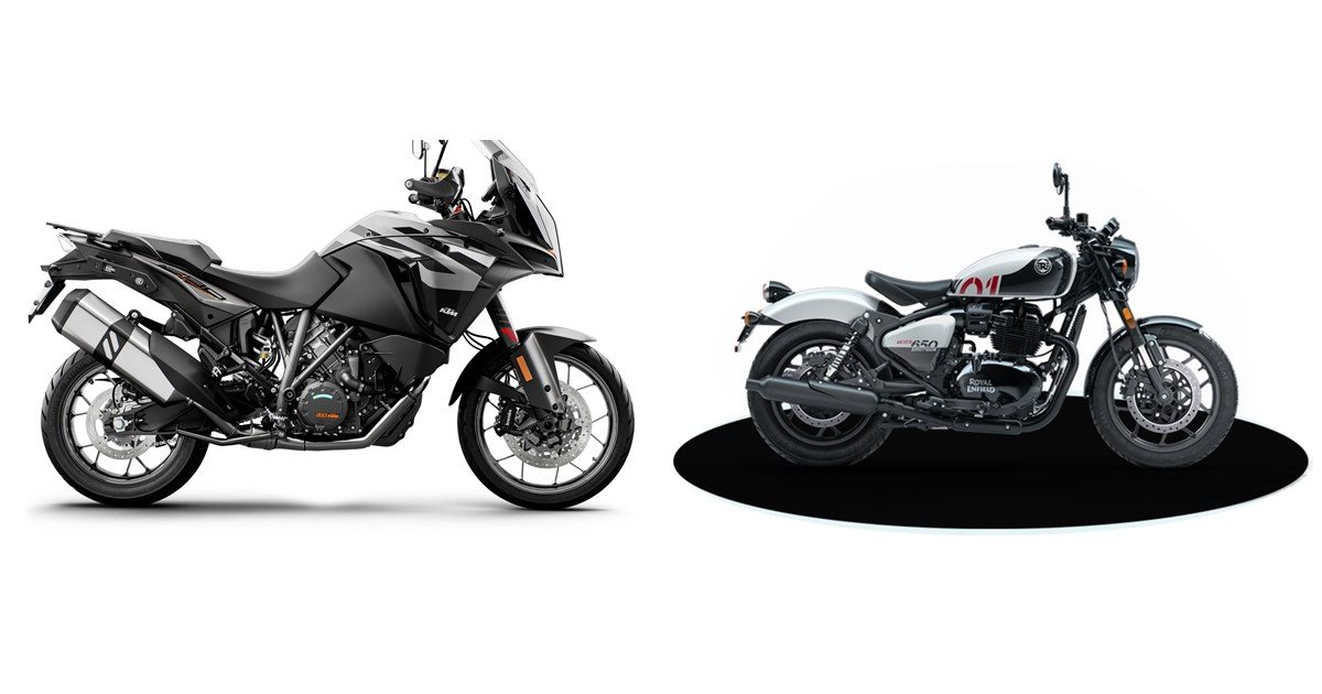 Motorrad Vergleich KTM 1290 Super Adventure S 2019 vs. Royal Enfield ...