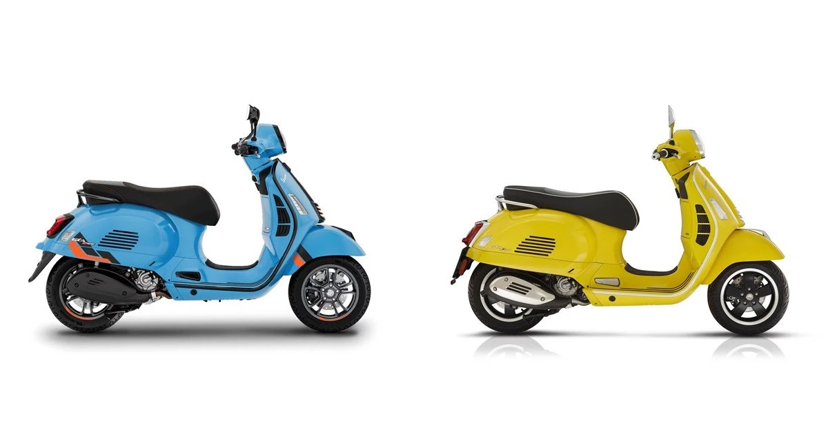 Motorrad Vergleich Vespa GTS 310 SuperSport 2025 vs. Vespa GTS 300 hpe Super 2020