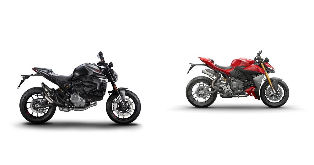 Ducati Monster 2021 vs Ducati Streetfighter V2 S 2025