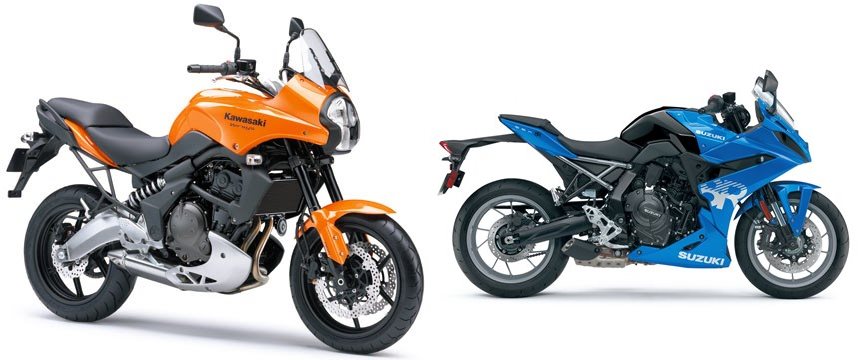 Kawasaki Versys 650 2009 vs Suzuki GSX-8R 2024