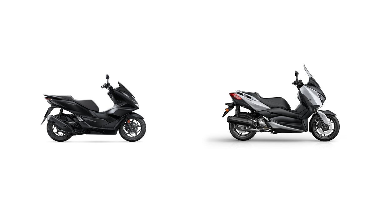 Honda PCX 125 2023 vs Yamaha XMAX 125 2020