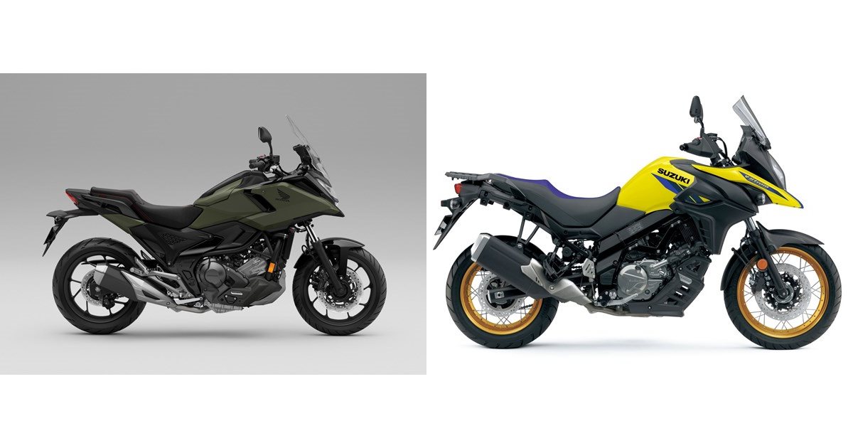 Honda NC750X DCT 2025 vs Suzuki V-Strom 650 XT 2025