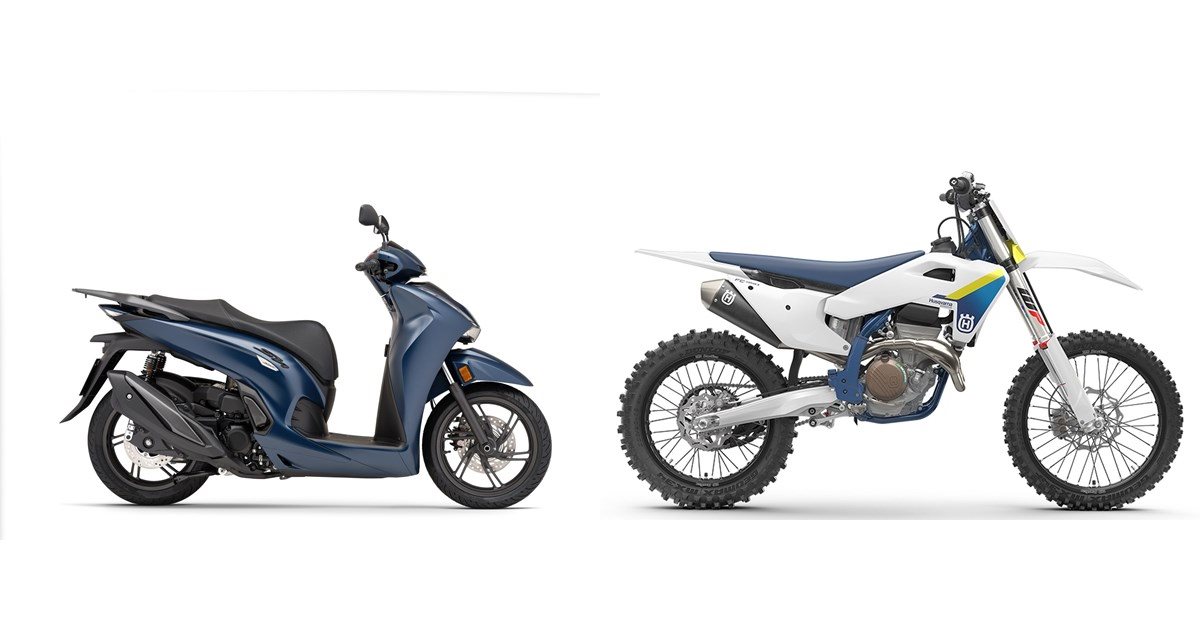 Honda SH350i 2025 vs Husqvarna FC 350 2025