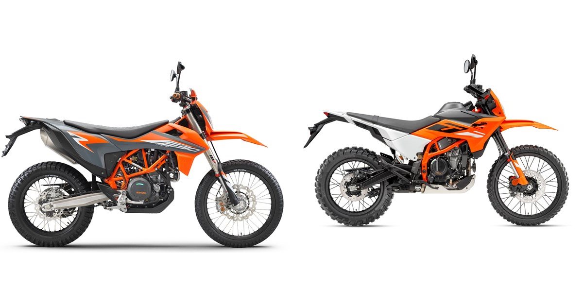 KTM 690 Enduro R 2022 vs KTM 390 Enduro R 2025