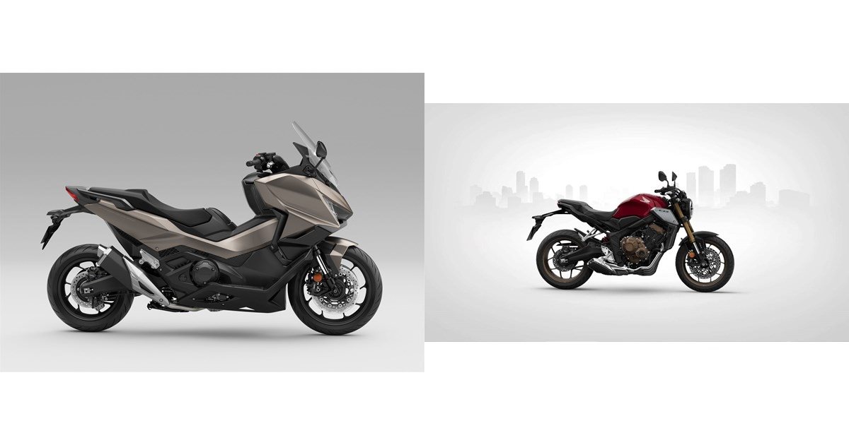 Honda Forza 750 2025 vs Honda CB650R E-Clutch 2024