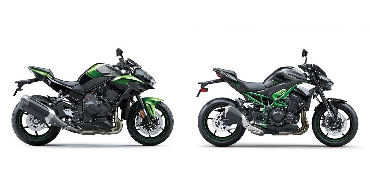 Comparaison des motos Kawasaki Z H2 2025 VS. Kawasaki Z900 2025