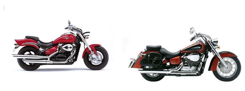 Motorrad Vergleich Suzuki Intruder C800 2006 vs. Honda VT 750 Shadow 2006