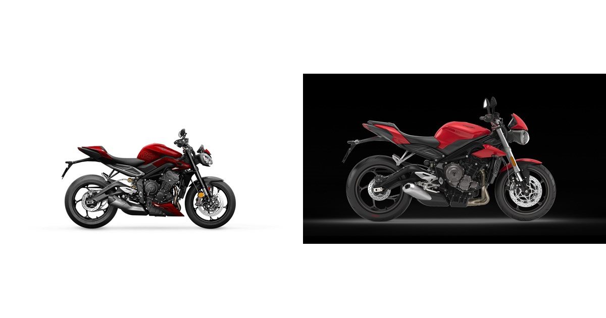 Motorrad Vergleich Triumph Street Triple 765 RS 2025 vs. Triumph Street ...