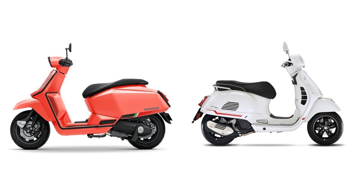 Motorrad Vergleich Lambretta X125 2025 vs. Vespa GTS 125 Super Sport 2022