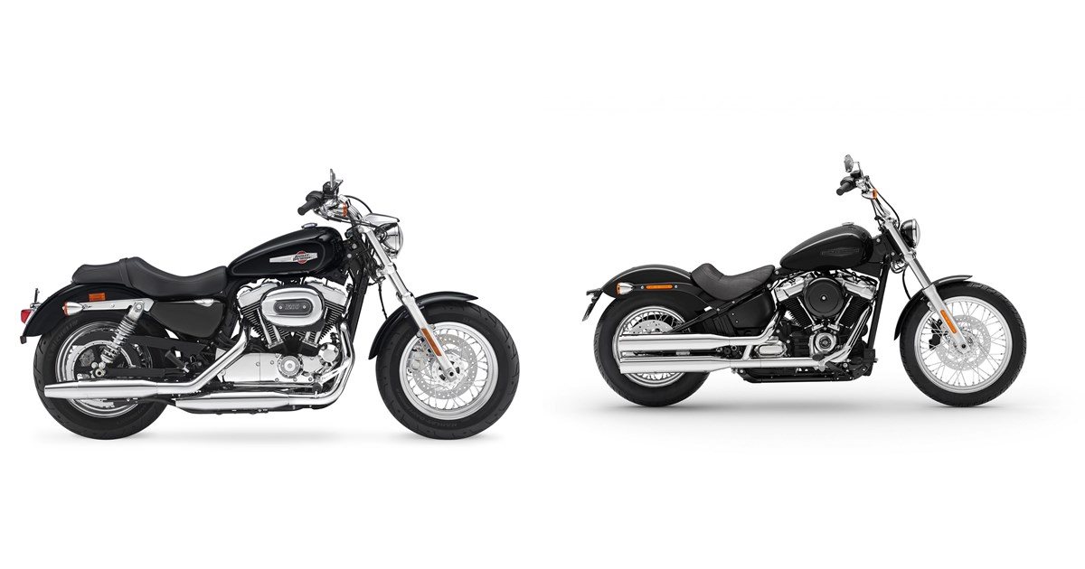 Motorrad Vergleich Harley-Davidson Sportster XL 1200C Custom 2017 vs ...