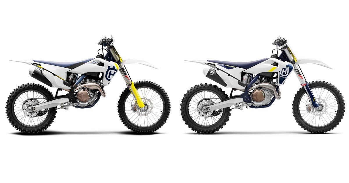 Motorrad Vergleich Husqvarna FC 250 2019 vs. Husqvarna FC 450 2022