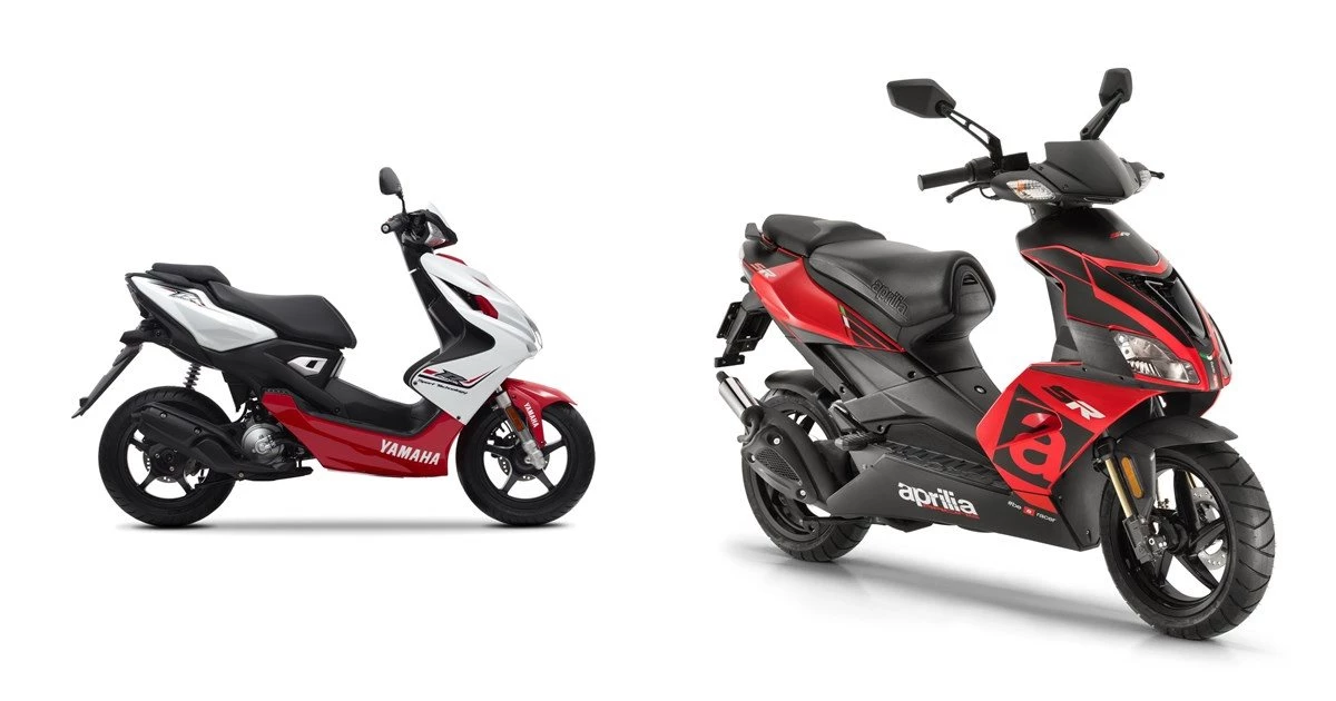 Yamaha Aerox R 2017 vs Aprilia SR 50 R 2019