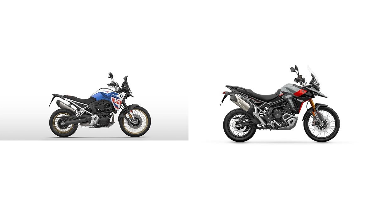 Motorrad Vergleich BMW F 900 GS 2024 vs. Triumph Tiger 900 Rally Pro 2025