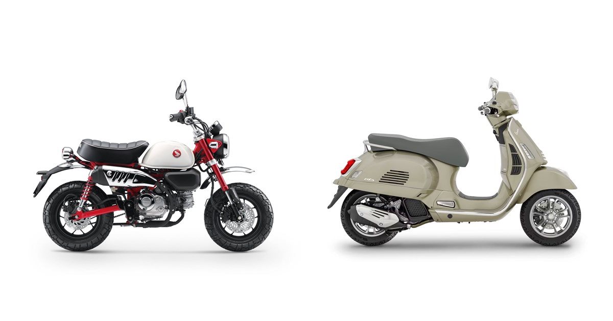 Honda Monkey 125 2025 vs Vespa GTS 125 2025