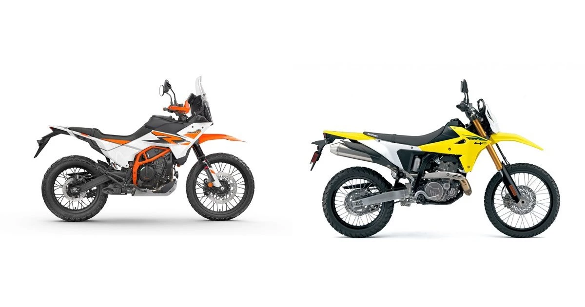 KTM 390 Adventure R 2025 vs Suzuki DR-Z4S 2025
