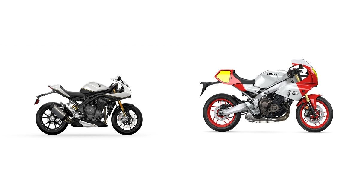 Triumph Speed Triple 1200 RR 2022 vs Yamaha XSR900 GP 2024