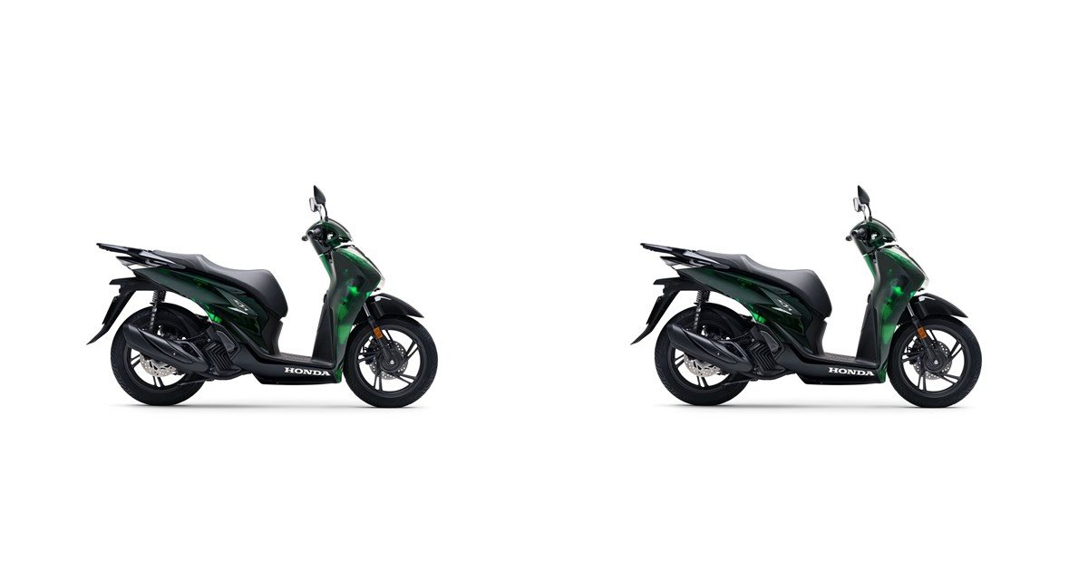 Motorrad Vergleich Honda SH150i 2025 vs. Honda SH150i 2024
