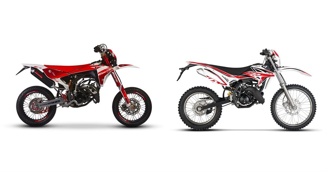 Motorrad Vergleich Fantic XM 50 Competition 2023 vs. Beta RR 50 2020