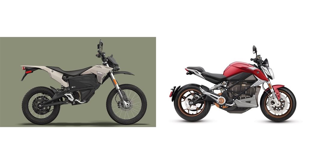 Motorrad Vergleich Zero FX 2022 vs. Zero SR/F 2020