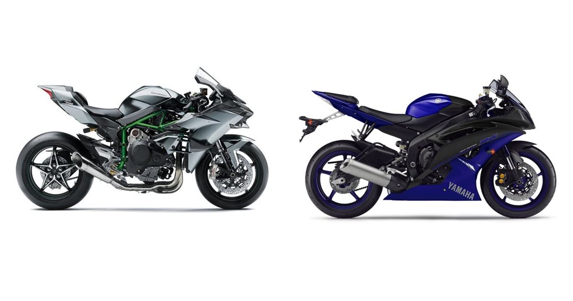 Kawasaki Ninja H2R 2025 vs Yamaha YZF-R6 2014