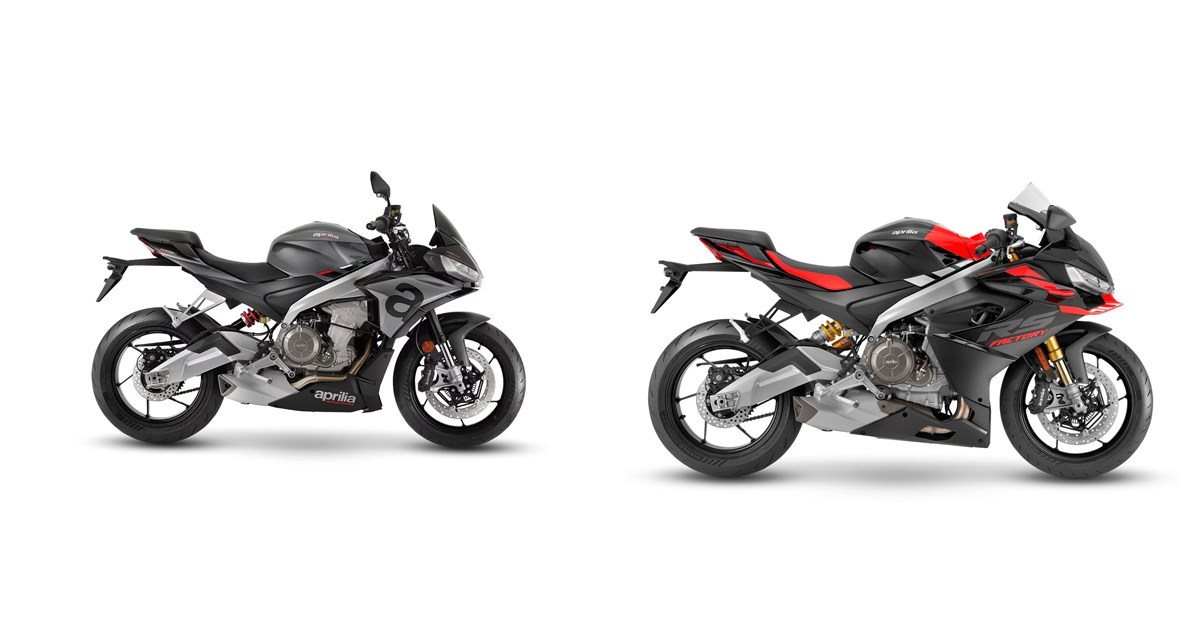 Motorrad Vergleich Aprilia Tuono 660 2025 vs. Aprilia RS 660 Factory 2025