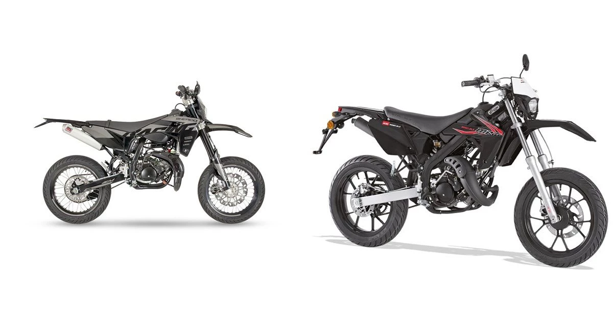 Sherco 50 SM-RS BLACKMOON 2024 vs Rieju MRT Europa SM 50 2018