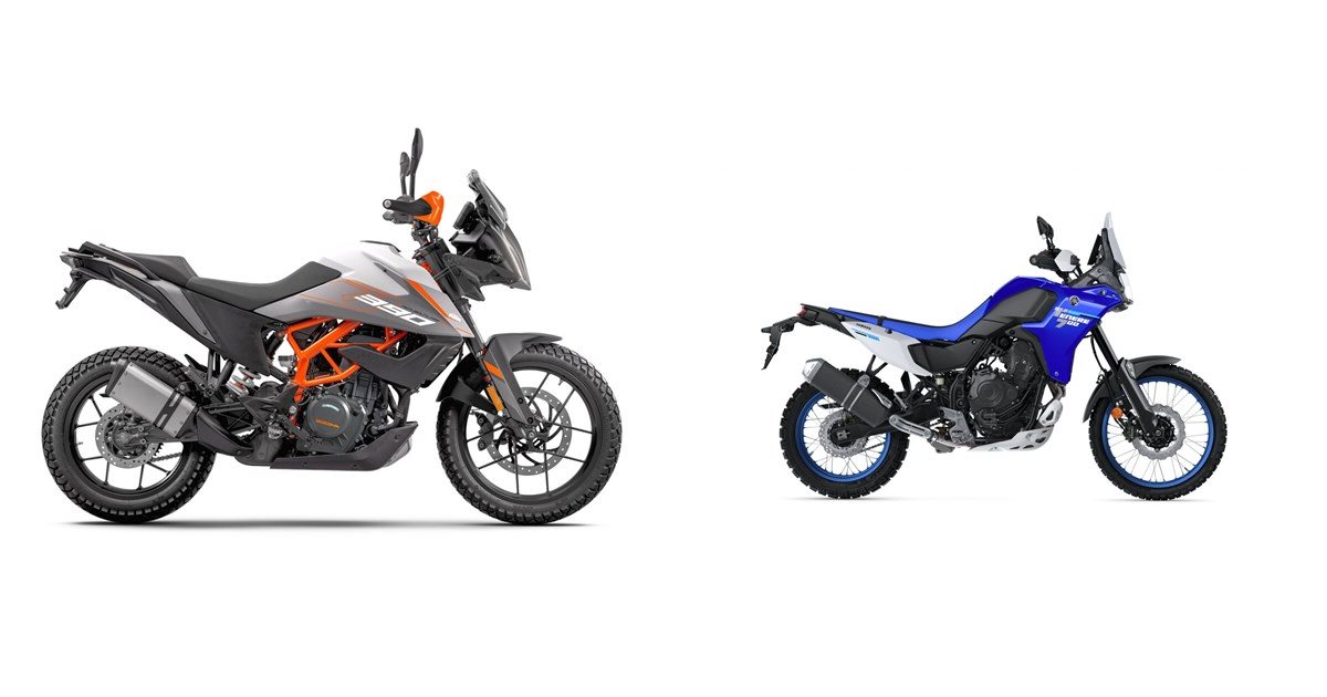 Motorrad Vergleich KTM 390 Adventure 2024 vs. Yamaha Tenere 700 2025