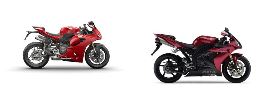 Ducati Panigale V2 2025 vs Yamaha R1 2005