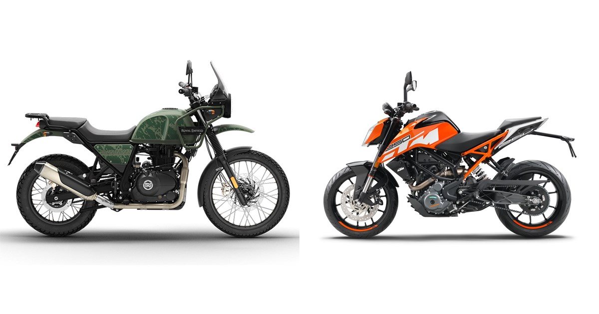Royal Enfield Himalayan 410 2024 vs KTM 250 Duke 2017