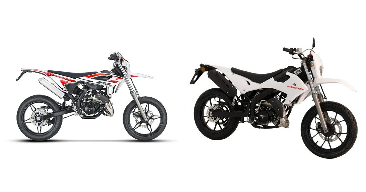Beta RR Motard 2T 50 2025 vs Rieju MRT Custom 50 2025