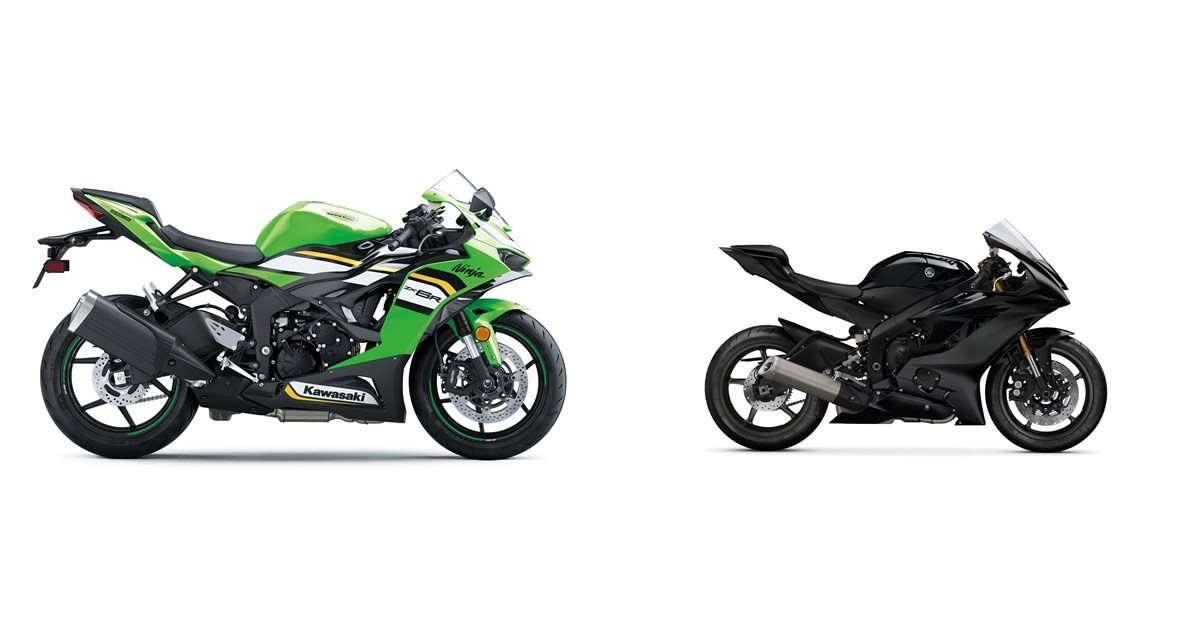 Kawasaki Ninja ZX-6R 2025 vs Yamaha R6 RACE 2025