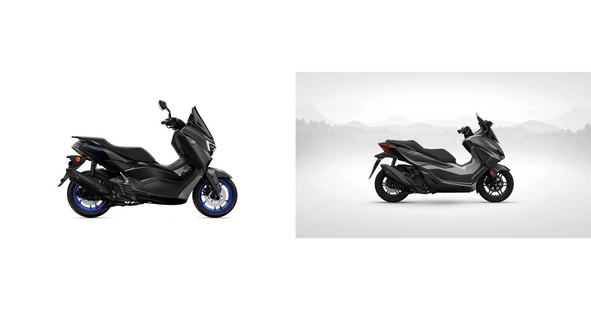Yamaha NMAX 125 2025 vs Honda Forza 350 2023