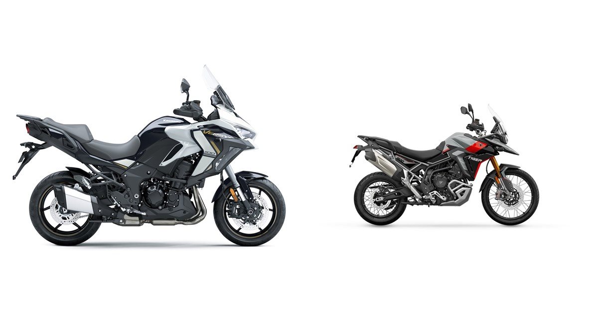 Kawasaki Versys 1100 SE 2025 vs Triumph Tiger 900 Rally Pro 2025