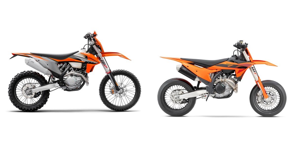 KTM 450 EXC-F 2021 vs KTM 450 SMR 2025