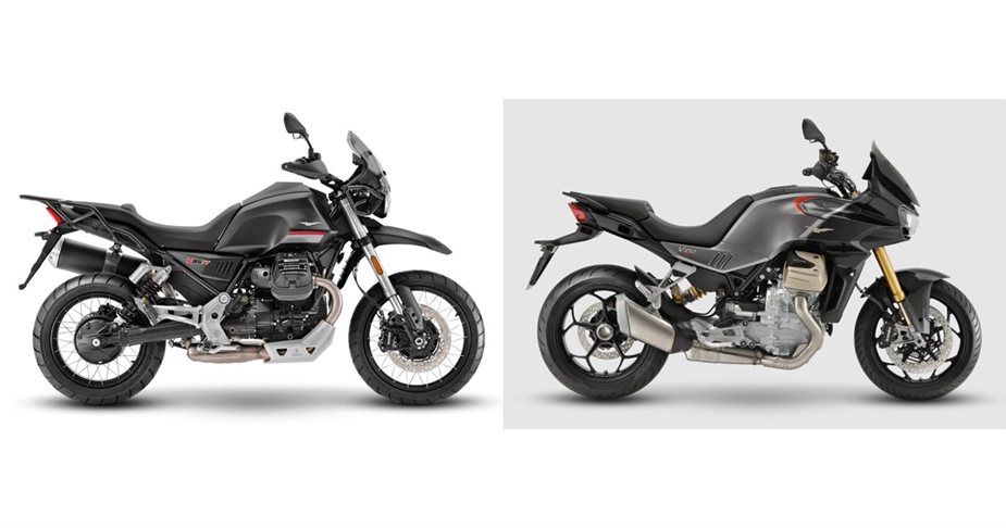 Comparaison des motos Moto Guzzi V85 TT 2024 VS. Moto Guzzi V100 ...