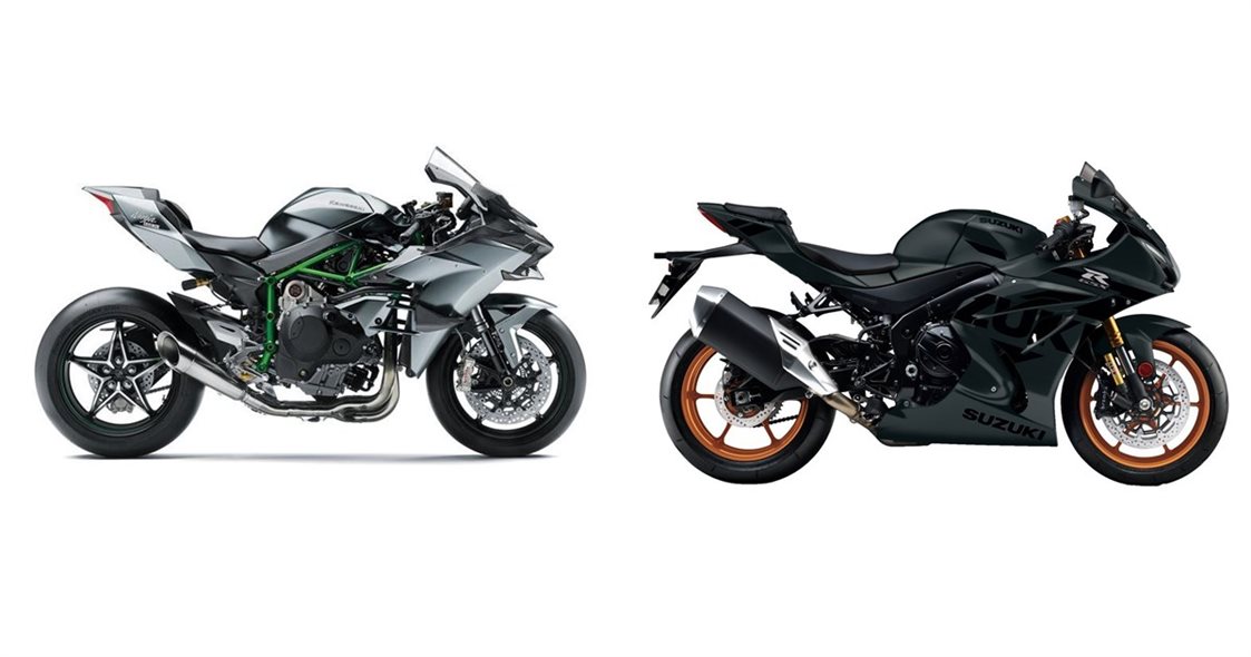 Comparaison des motos Kawasaki Ninja H2R 2025 VS. Suzuki GSX-R 1000 R 2022