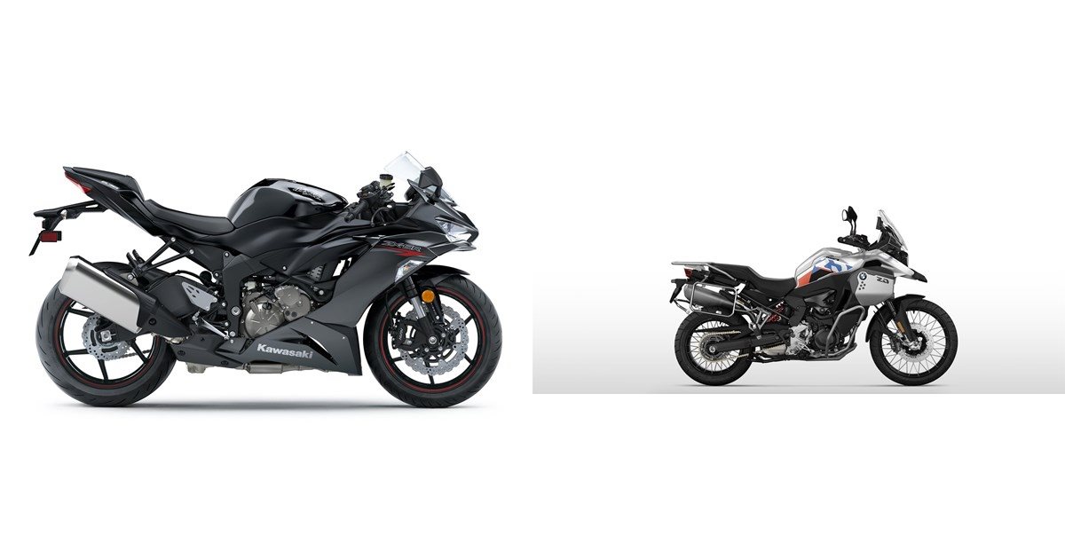 Kawasaki Ninja ZX-6R 2020 vs BMW F 900 GS Adventure 2024