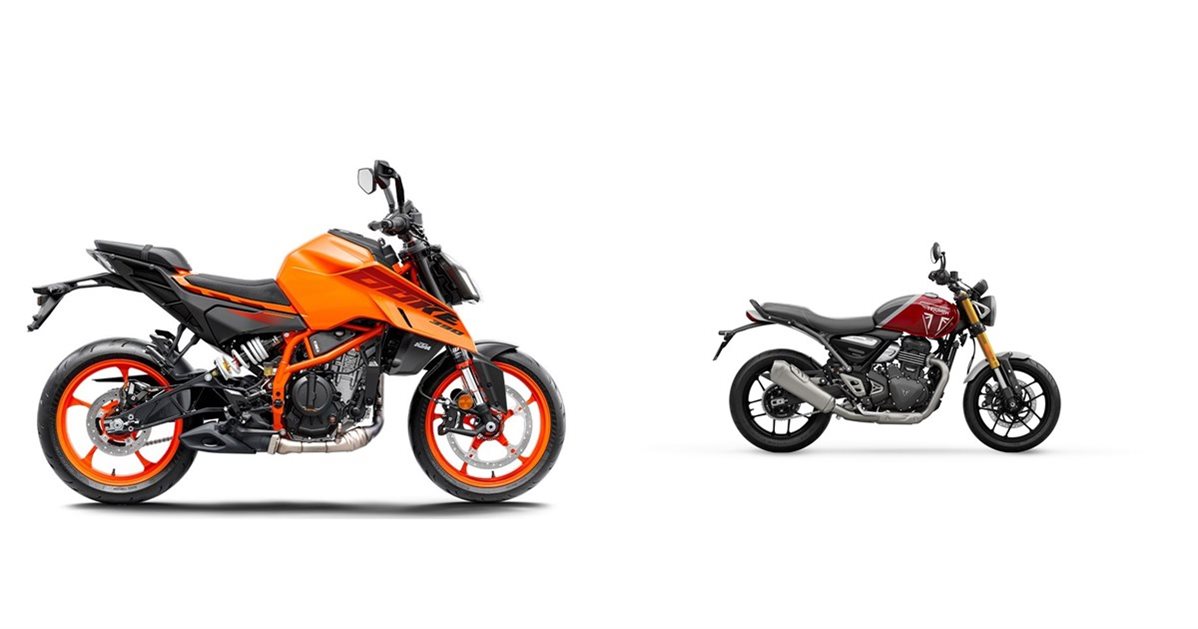 KTM 390 Duke 2025 vs Triumph Speed 400 2025