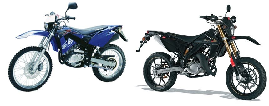 Rieju MRX 125 2008 vs Rieju MRT SM Pro 50 2010