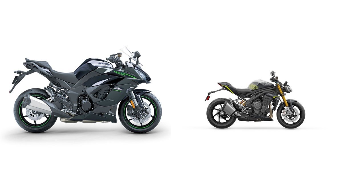 Kawasaki Ninja 1100SX 2025 vs Triumph Speed Triple 1200 RS 2025
