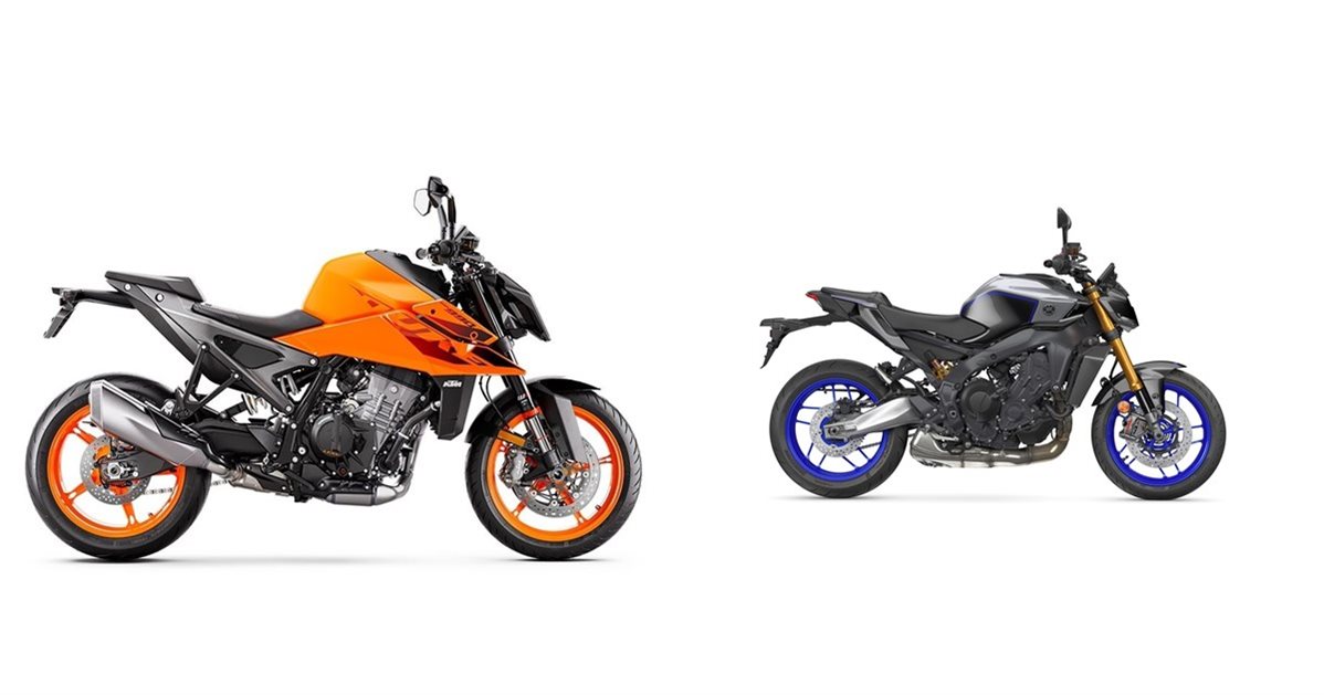 KTM 990 Duke 2025 vs Yamaha MT-09 SP 2025