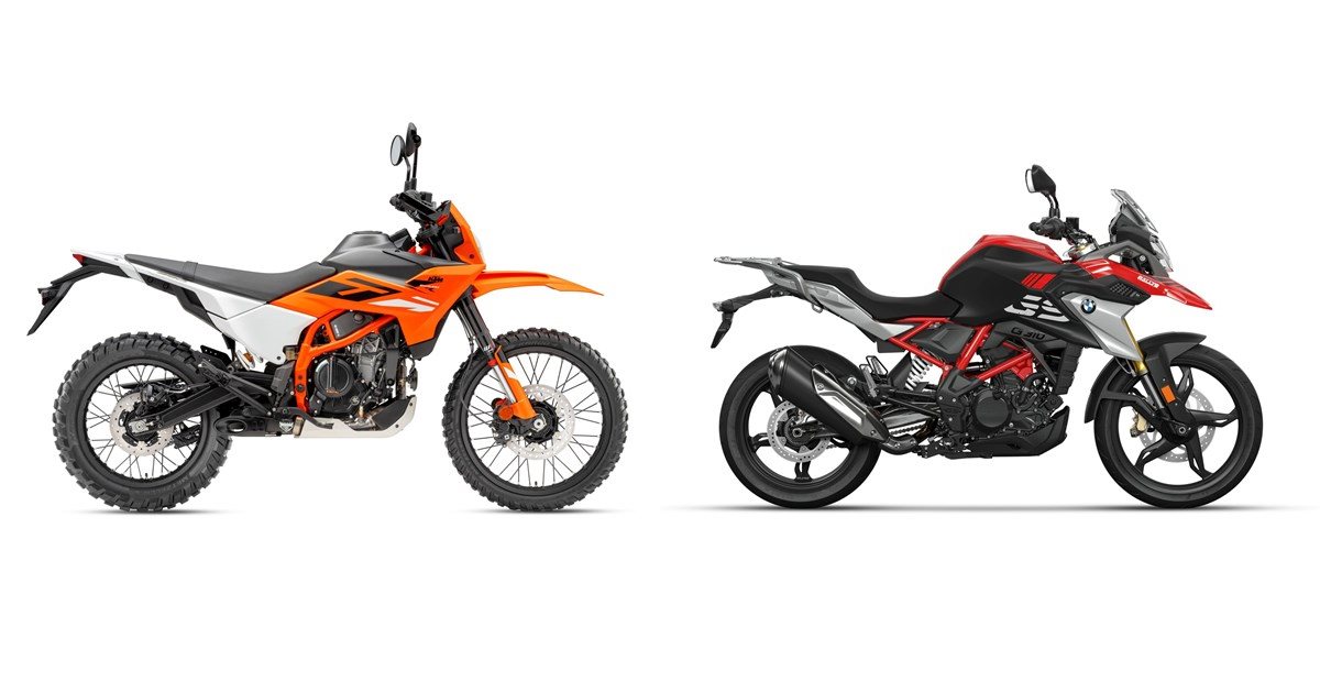 Motorrad Vergleich KTM 390 Enduro R 2025 vs. BMW G 310 GS 2024